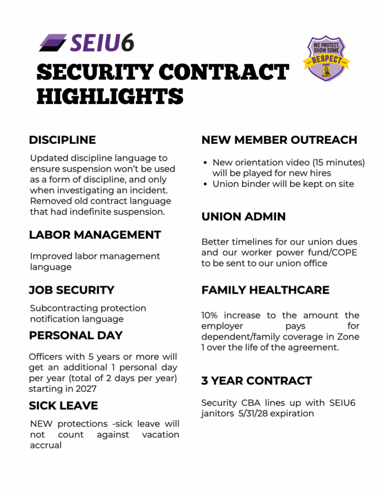 Contracts - SEIU6